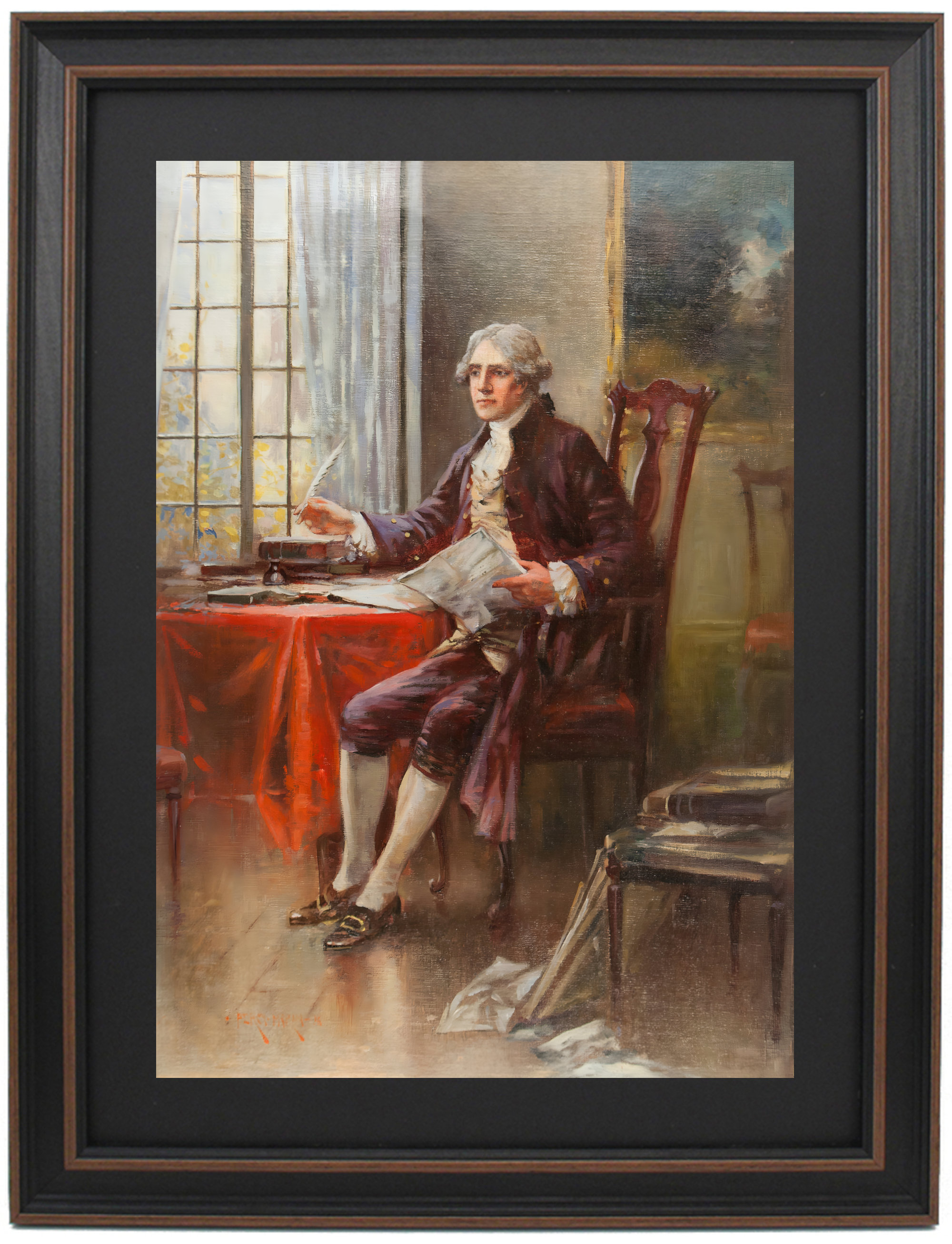 Alcott Hill Portrait Of Thomas Jefferson By Edward Percy Moran | Wayfair