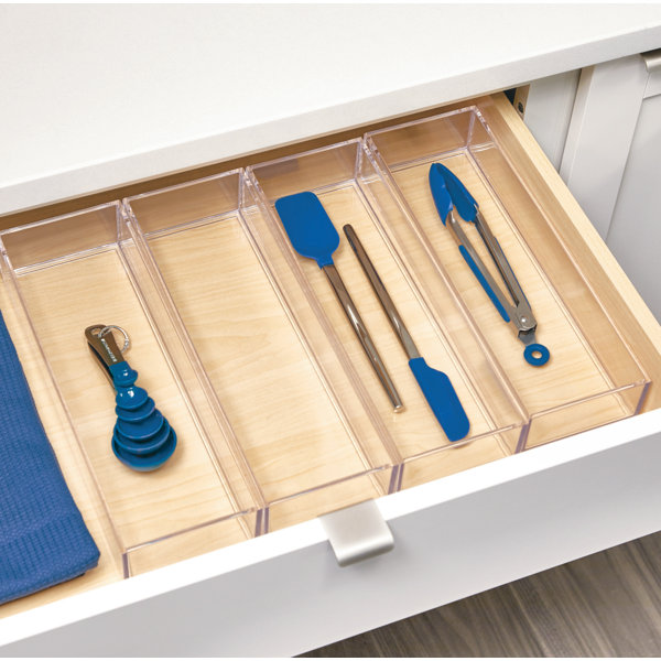 iDesign Clarity Drawer Organizer, Kitchen and Bathroom Organization ...
