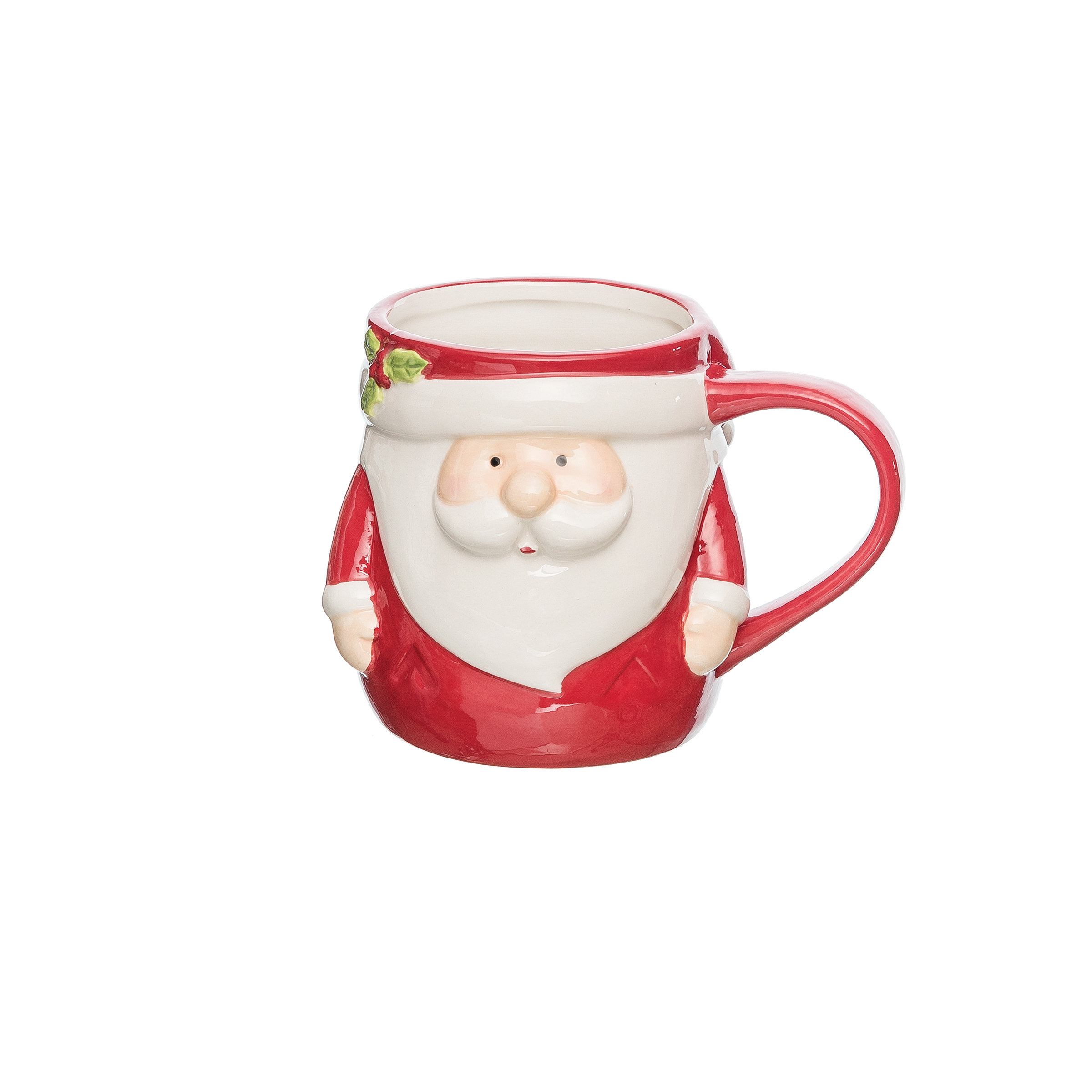 The Holiday Aisle® 16oz Santa Cute Christmas Mug | Wayfair