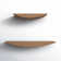 AllModern Oiva 2 Piece Mango Floating Shelf | Wayfair