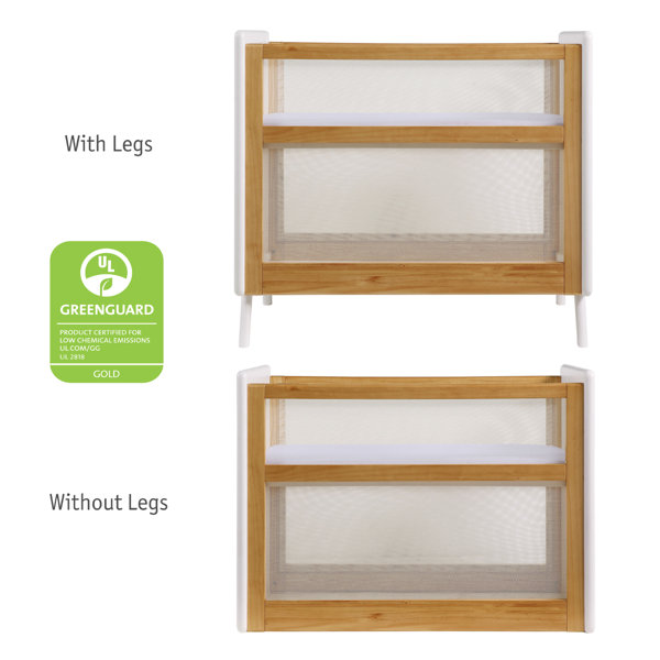 Breathable Baby BreathableBaby Breathable Mesh 2-in-1 Mini Crib ...