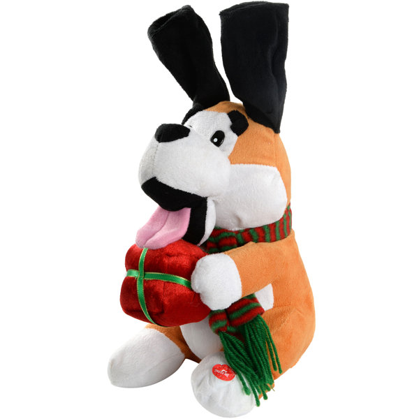 The Seasonal Aisle Singing Dog with Flapping Ears and Tapping Feet ...