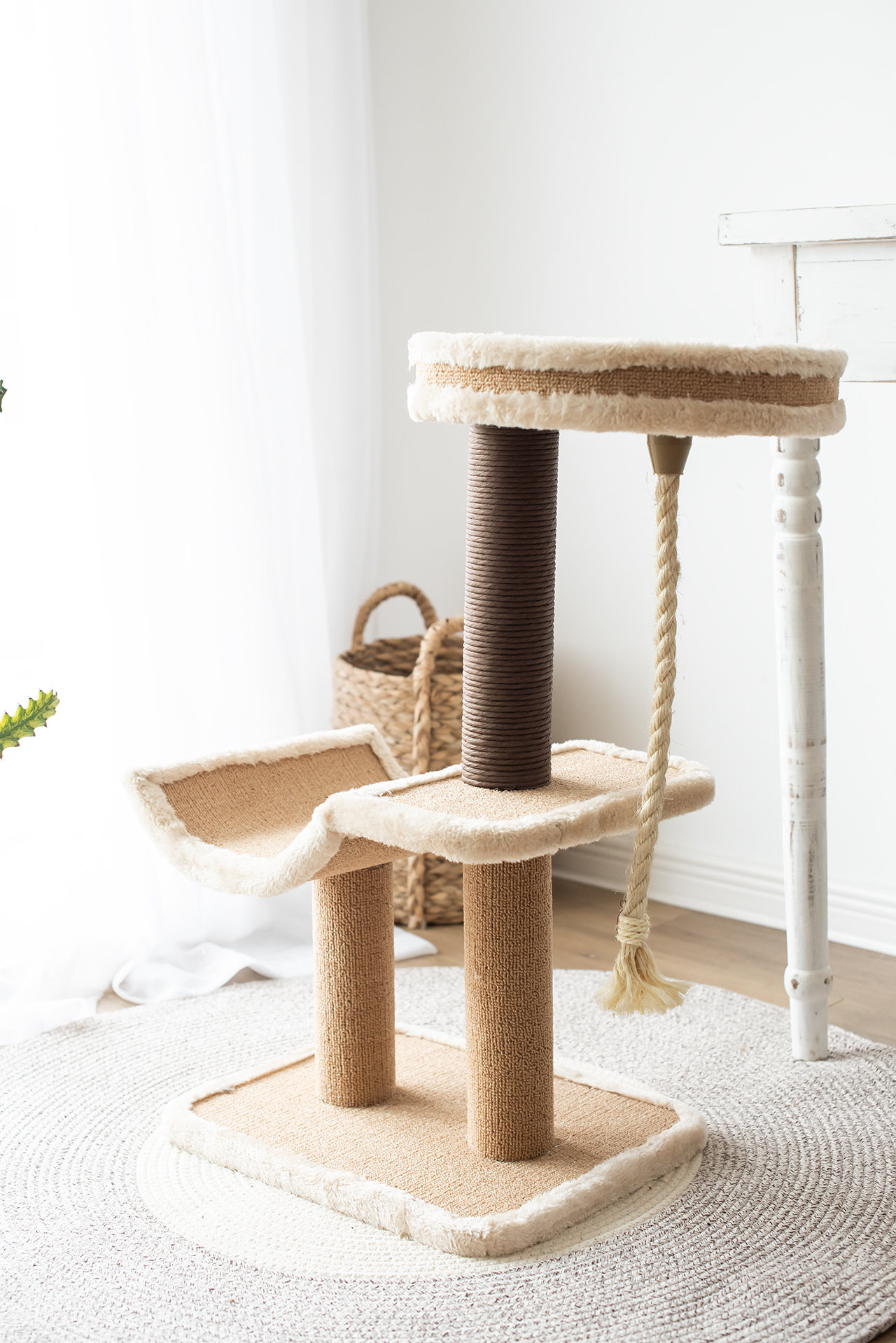 Catry 27" Cat Tree with Perch and Rope Toy & Reviews | Wayfair