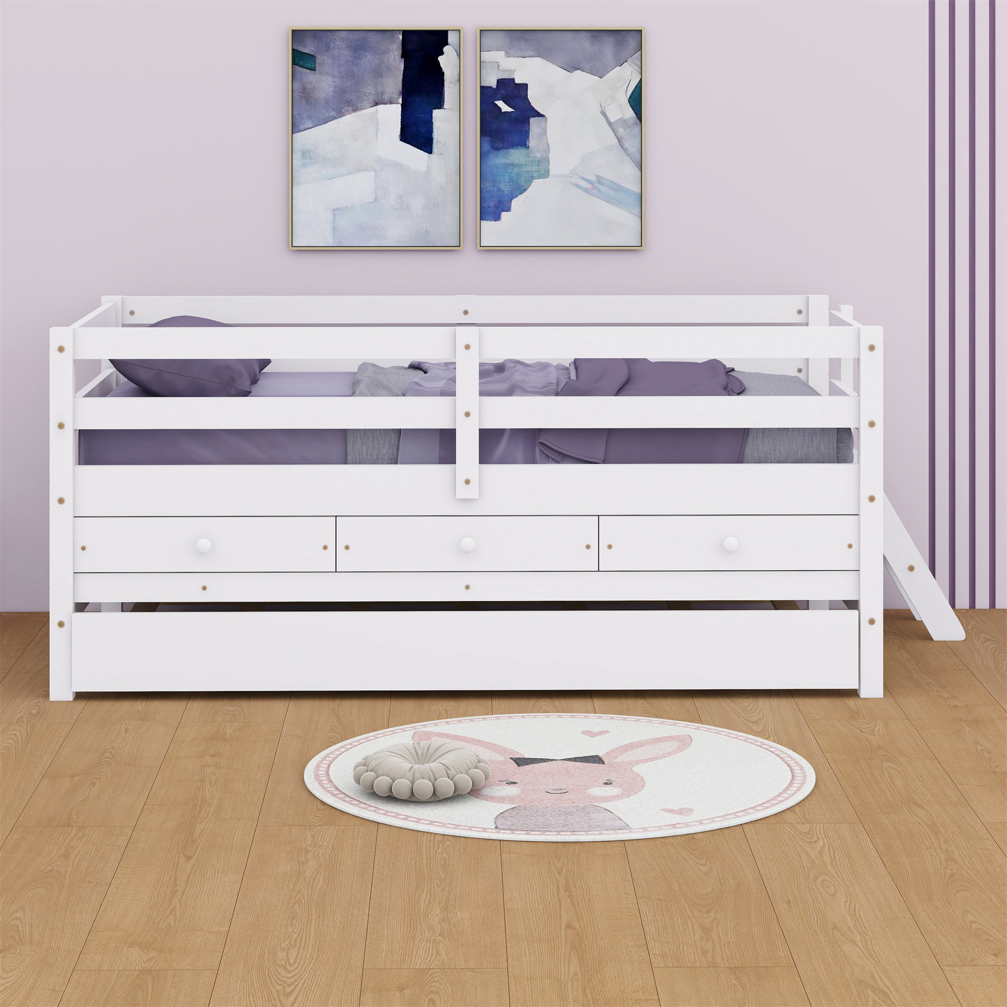Lark Manor™ Affaan Slat Storage Bed | Wayfair