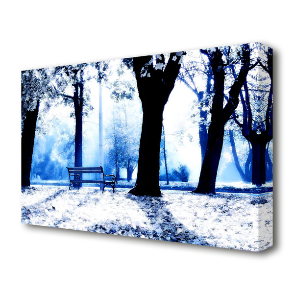East Urban Home Winter Wonderland Landscape - No Frame Art Prints on ...