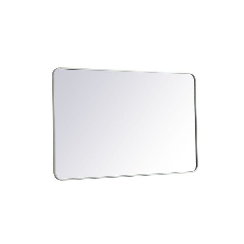 RE/FINE™ Sabine Metal Rounded Rectangle Wall Mirror & Reviews | Wayfair
