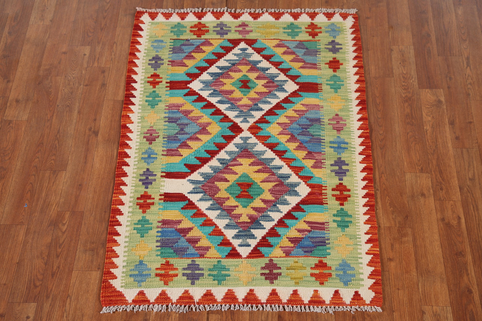 Dakota Fields South Western Kilim Oriental Accent Rug 3x4 | Wayfair