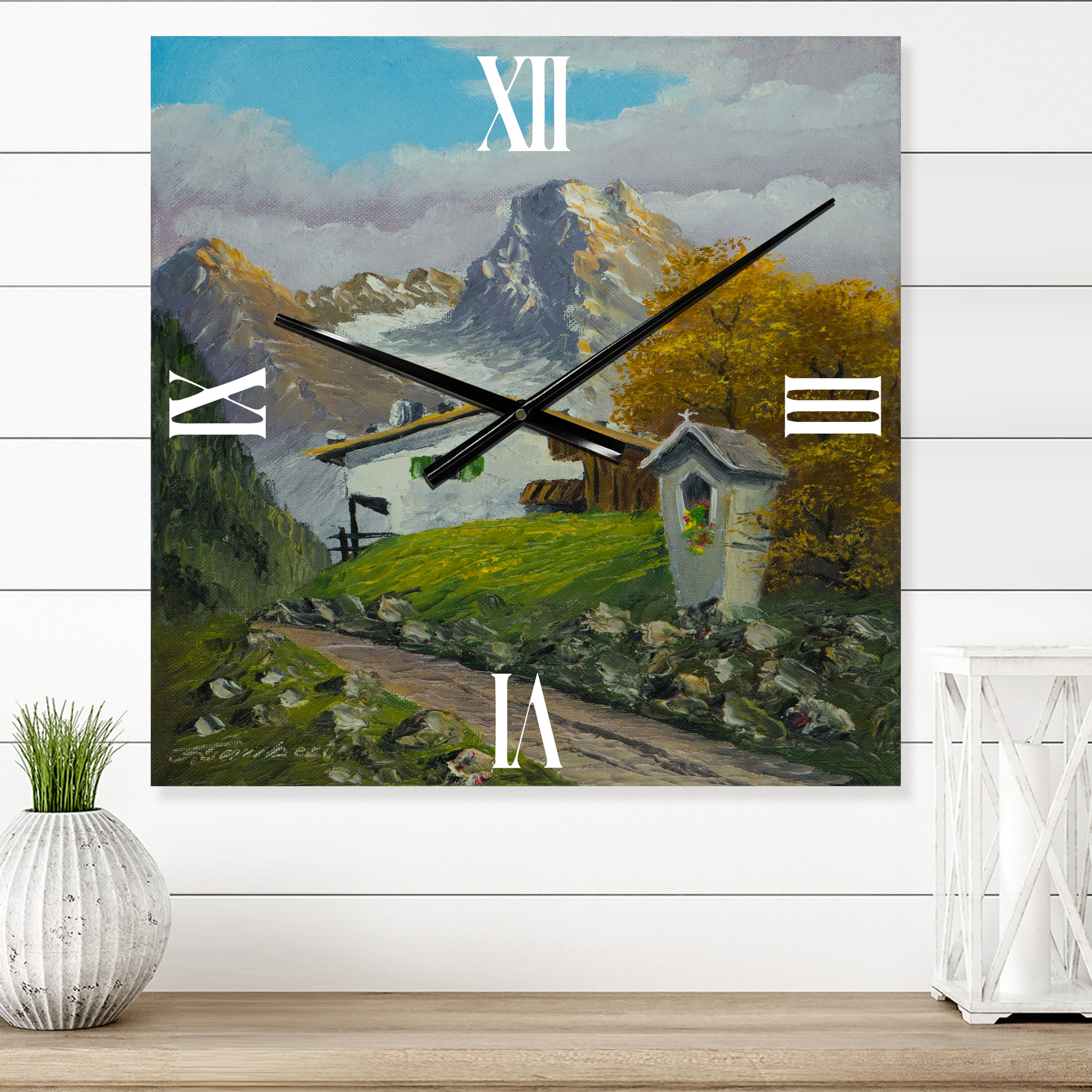 East Urban Home Wayside Shrine Beside the Path Leading to a House ...