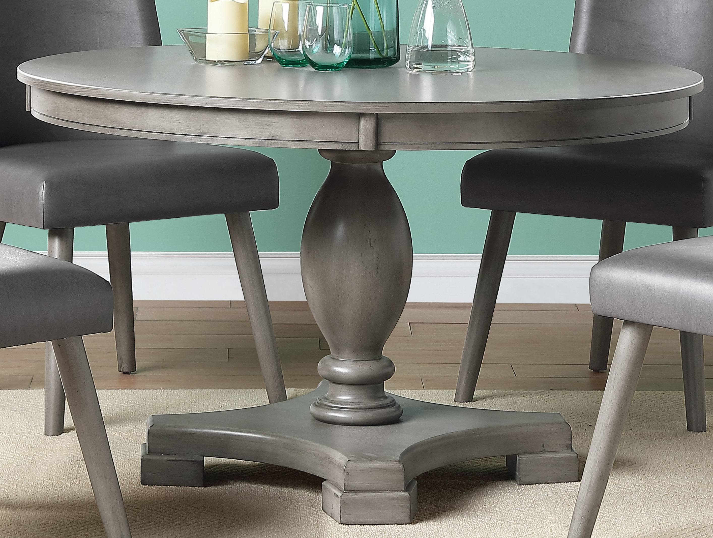 Gracie Oaks Fayson Pedestal Dining Table | Wayfair