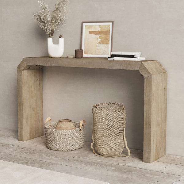 Millwood Pines Wood 52'' Console Table & Reviews | Wayfair