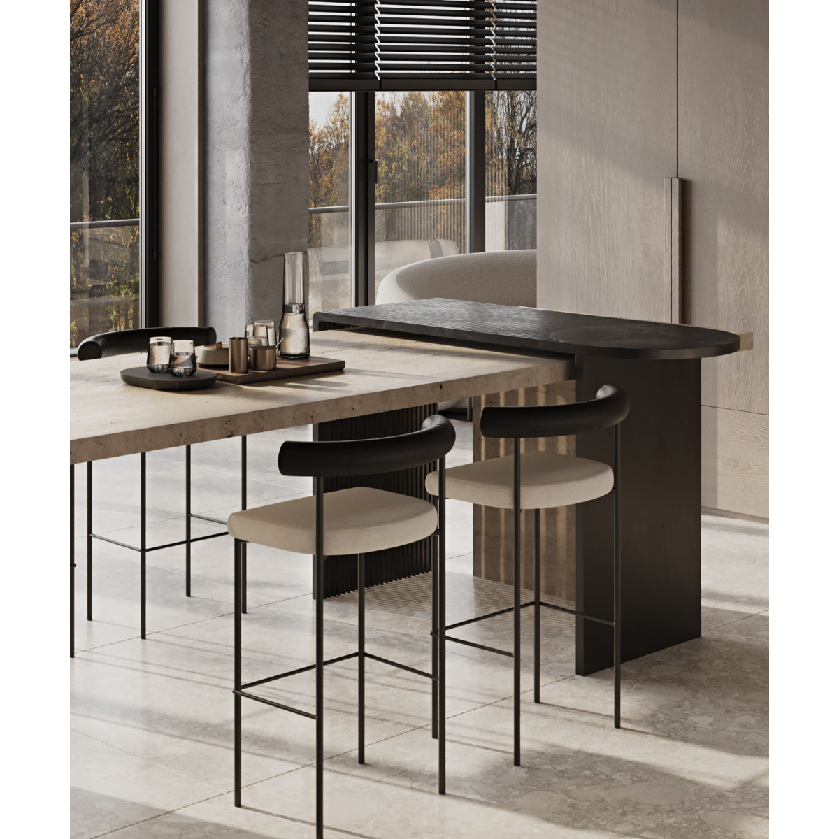 Wrought Studio™ Ketchan Counter Stool & Reviews | Wayfair