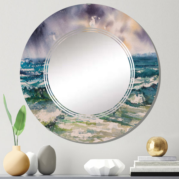 Bless international Sea Waves And Dramatic Sky - Nautical & Coastal ...