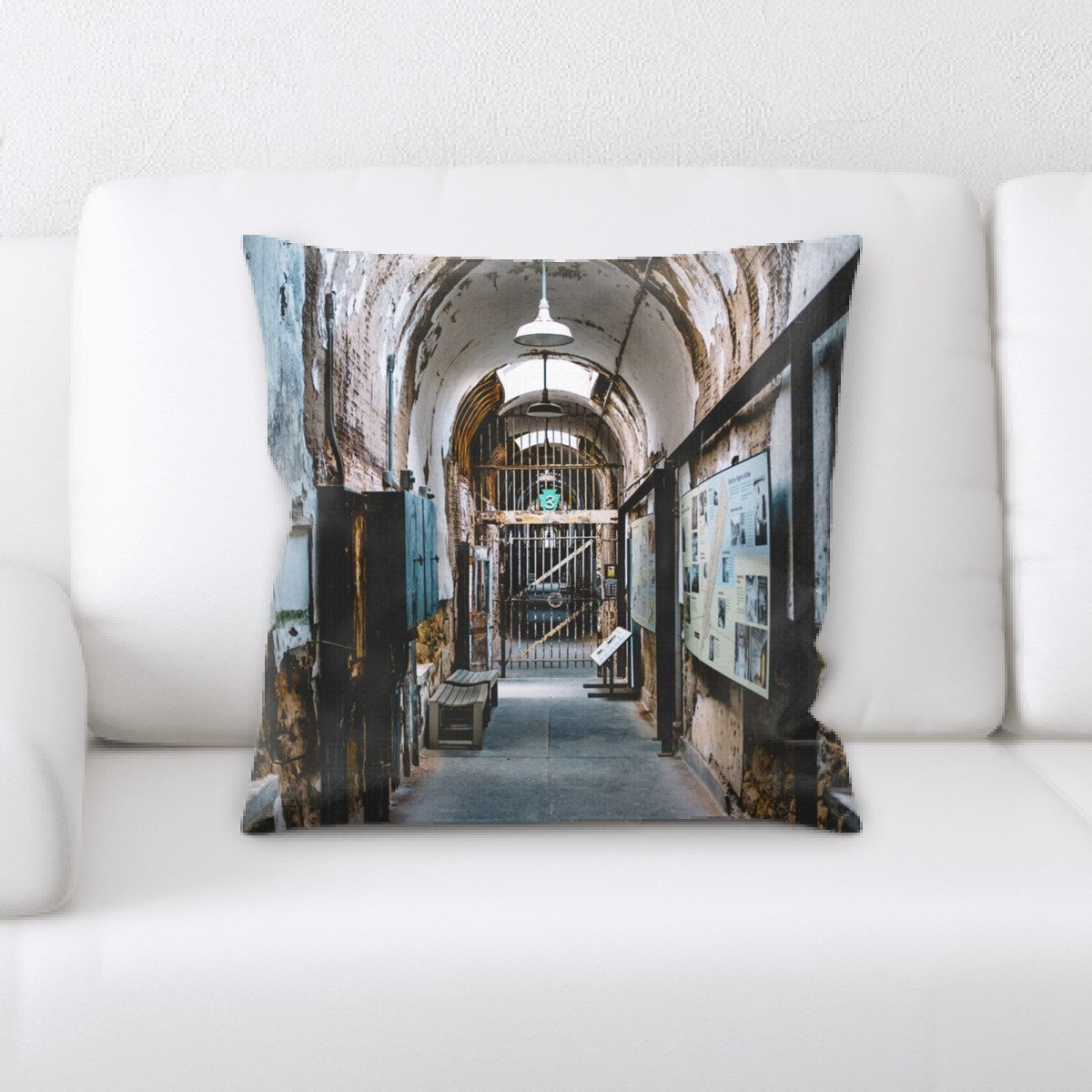 Latitude Run® Lundeen Old And Abandoned Square Pillow Cover And Insert