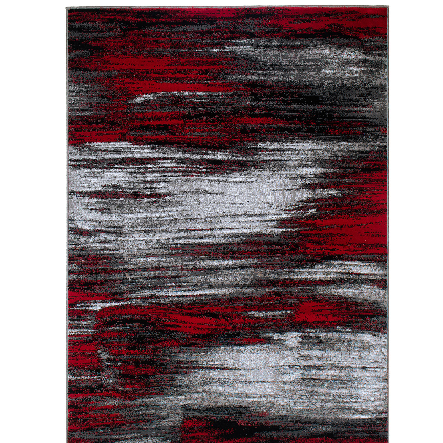 17 Stories Monarch Abstract Red Area Rug & Reviews | Wayfair