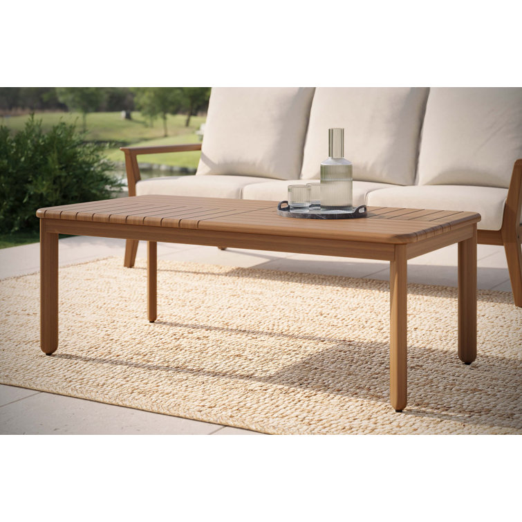 Jensen Outdoor Outdoor Rectangular Coffee Table | Perigold