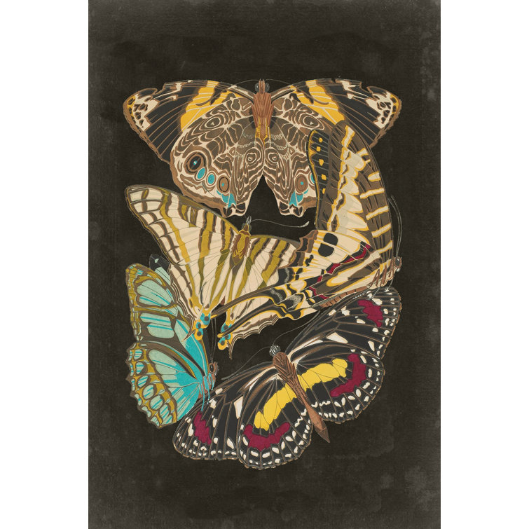 August Grove Winged Patterns I by Eugene Seguy - Wrapped Canvas ...