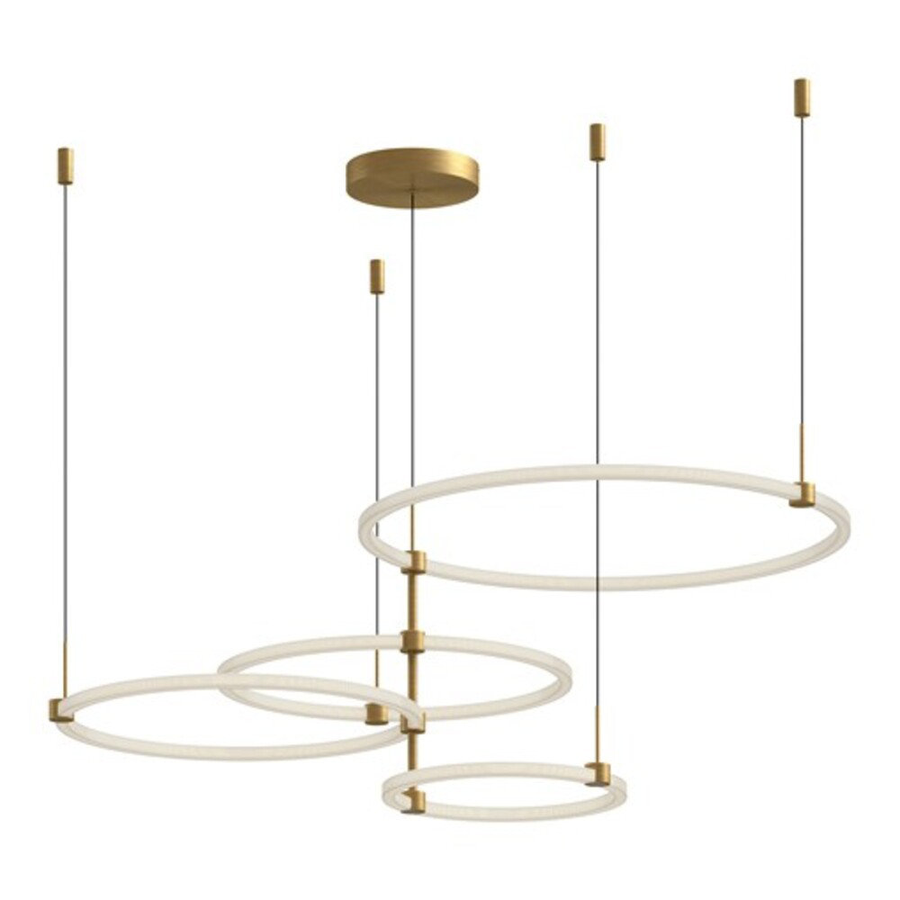 Kuzco Lighting Bruni 4 - Light Dimmable LED Geometric Chandelier | Wayfair