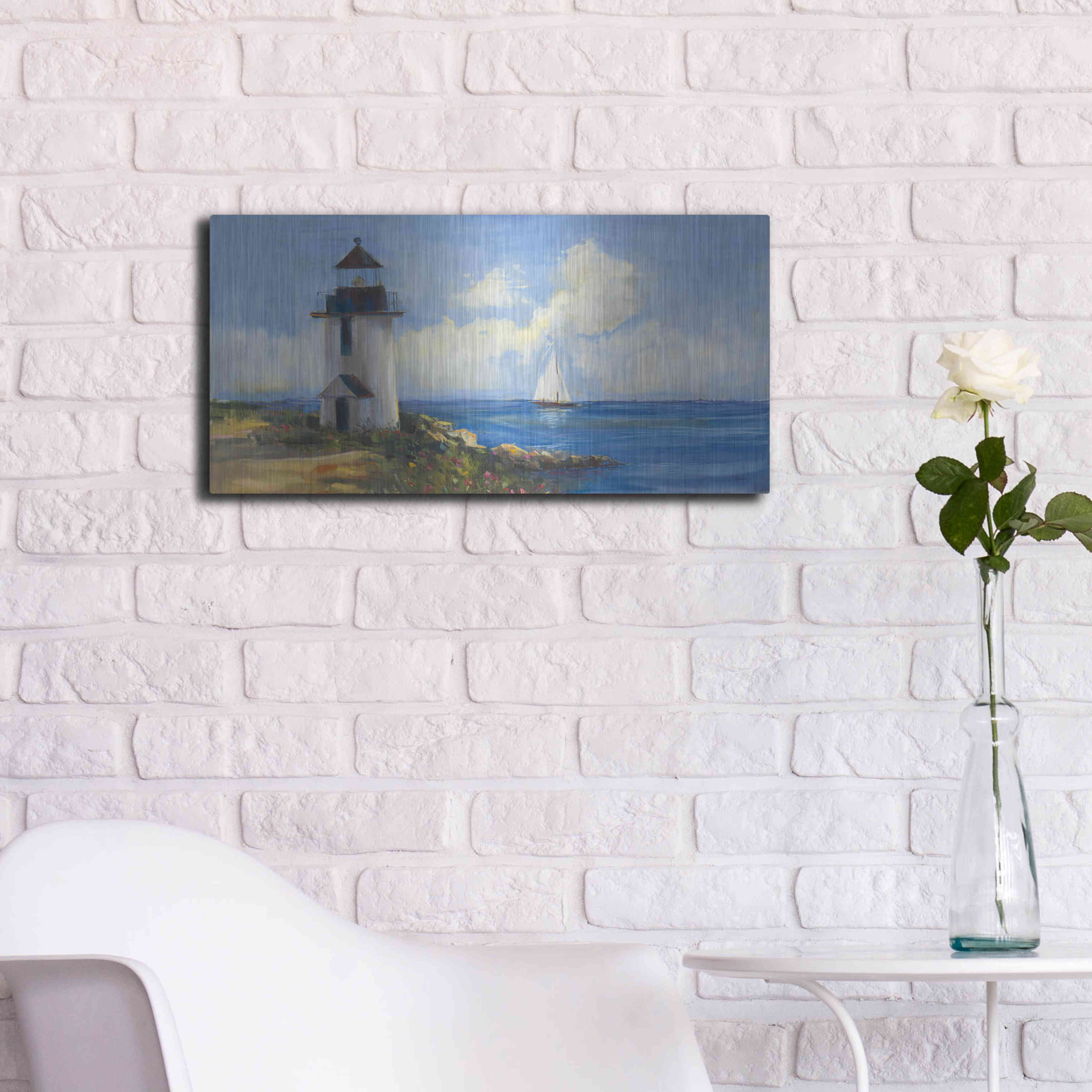 Breakwater Bay 'Sunday Morning Sail V2' by Carol Rowan, Metal Wall Art ...