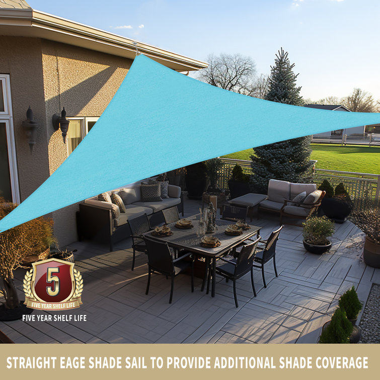 Cisvio 1' x 1' 3" Triangle Shade Sail | Wayfair