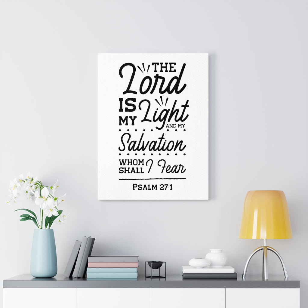 Express Your Love Gifts Lord Is My Light Psalm 27:1 Christian Wall Art ...