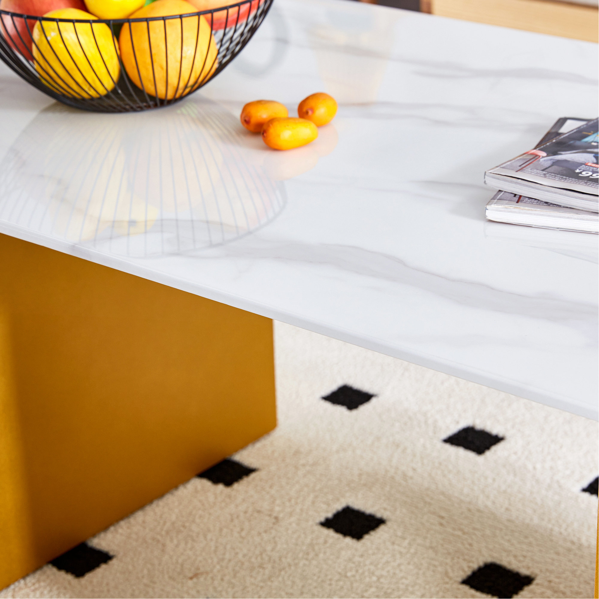 Wrought Studio Modern Minimalist Tempered Glass With Sticker Desktop ...