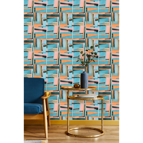 Orren Ellis Abstract Figures Wallpaper - Wayfair Canada