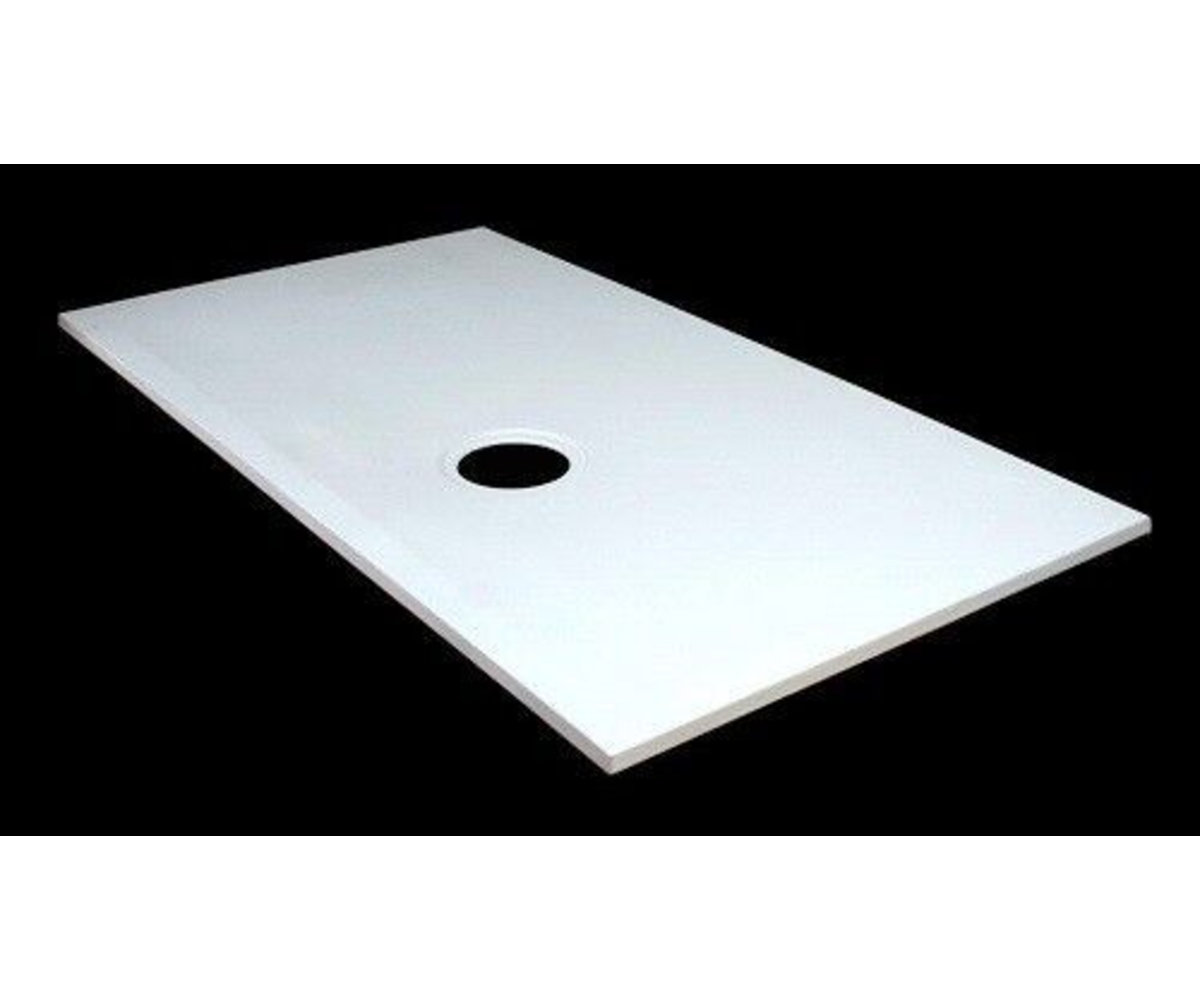 Spruzzo Stone Wet Floor Shower Tray Former with Vinyl Shower Waste ...