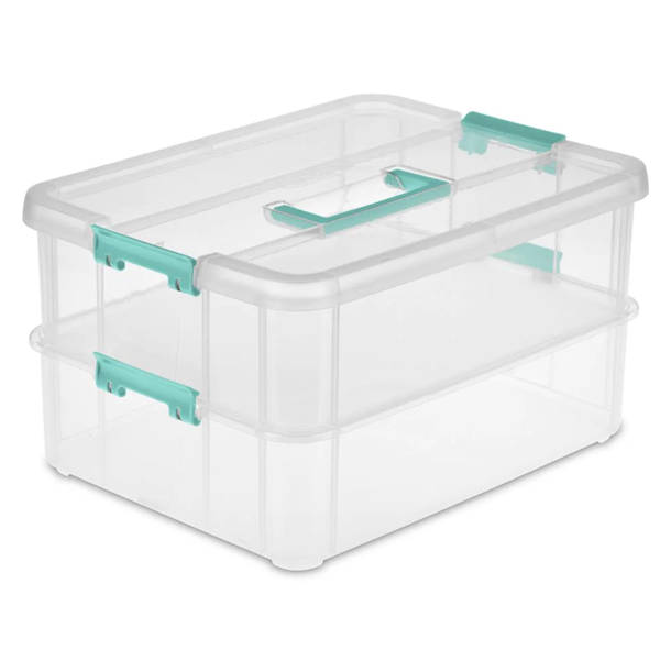 Homak Plastic Transparent 13" Tool Box | Wayfair