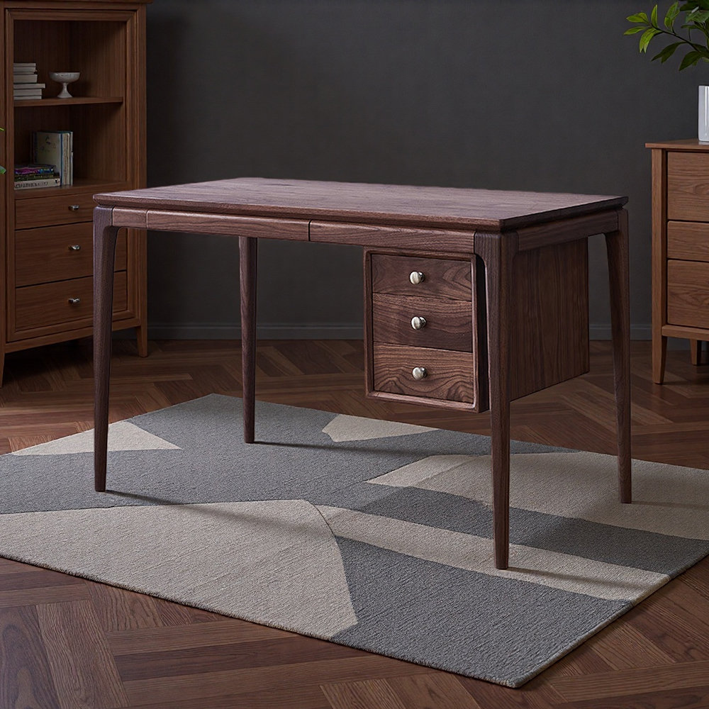 Canora Grey European style minimalist rectangular desk | Wayfair