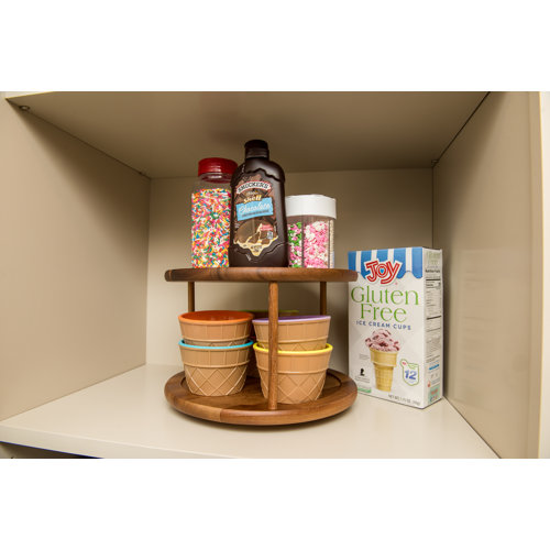 Lazy Susan Cabinet Organization You'll Love | Wayfair