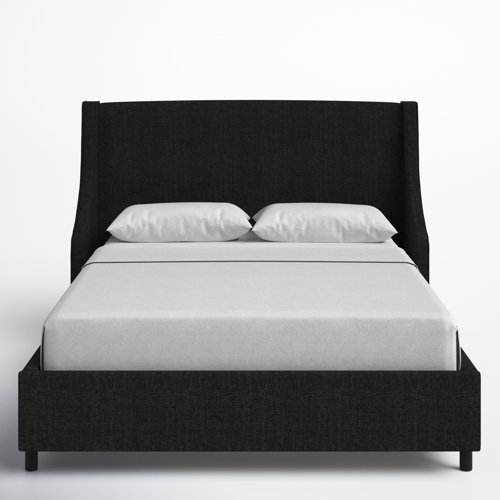 Joss & Main Anderson Upholstered Wingback Bed & Reviews | Wayfair