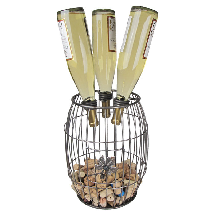 Metrotex Designs Madiera 3 Bottle Tabletop Wine Bottle Rack | Wayfair