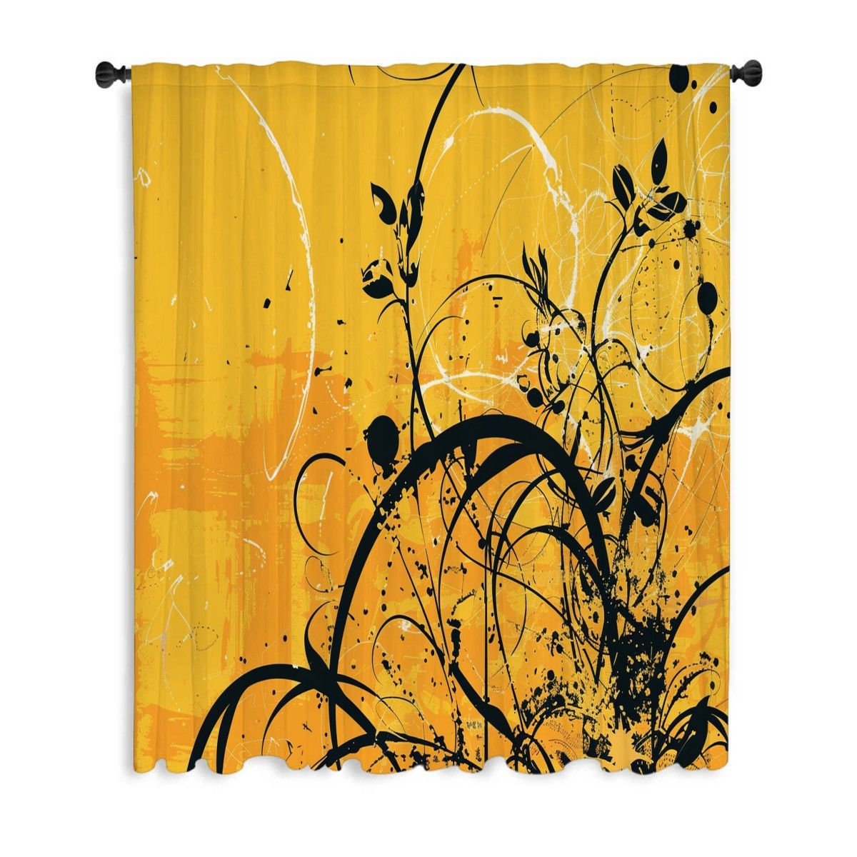 East Urban Home Ellean Polyester Sheer Curtain Panel | Wayfair