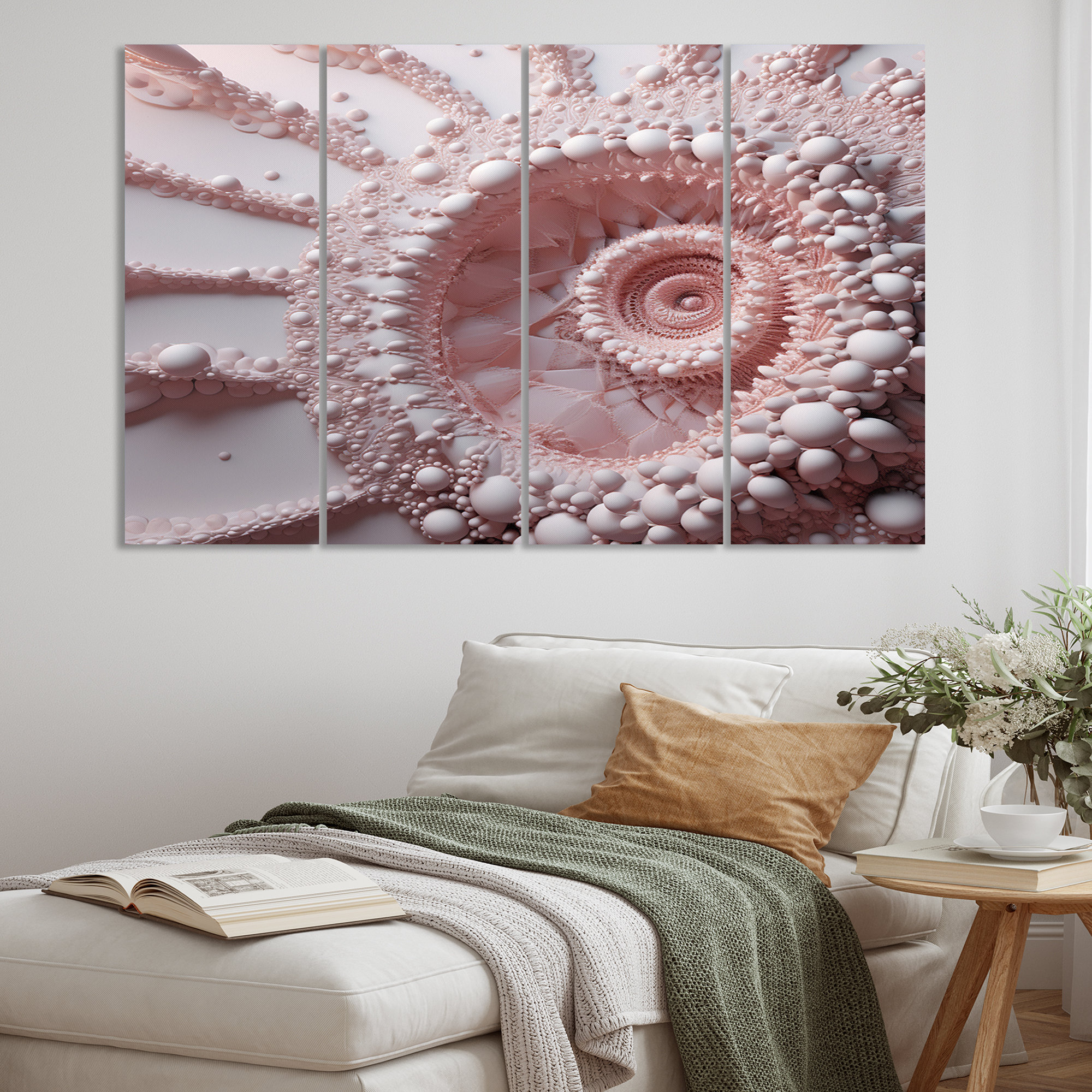 Wrought Studio Alien Fractal Space Universe In 3D Pink XI - Fractals ...