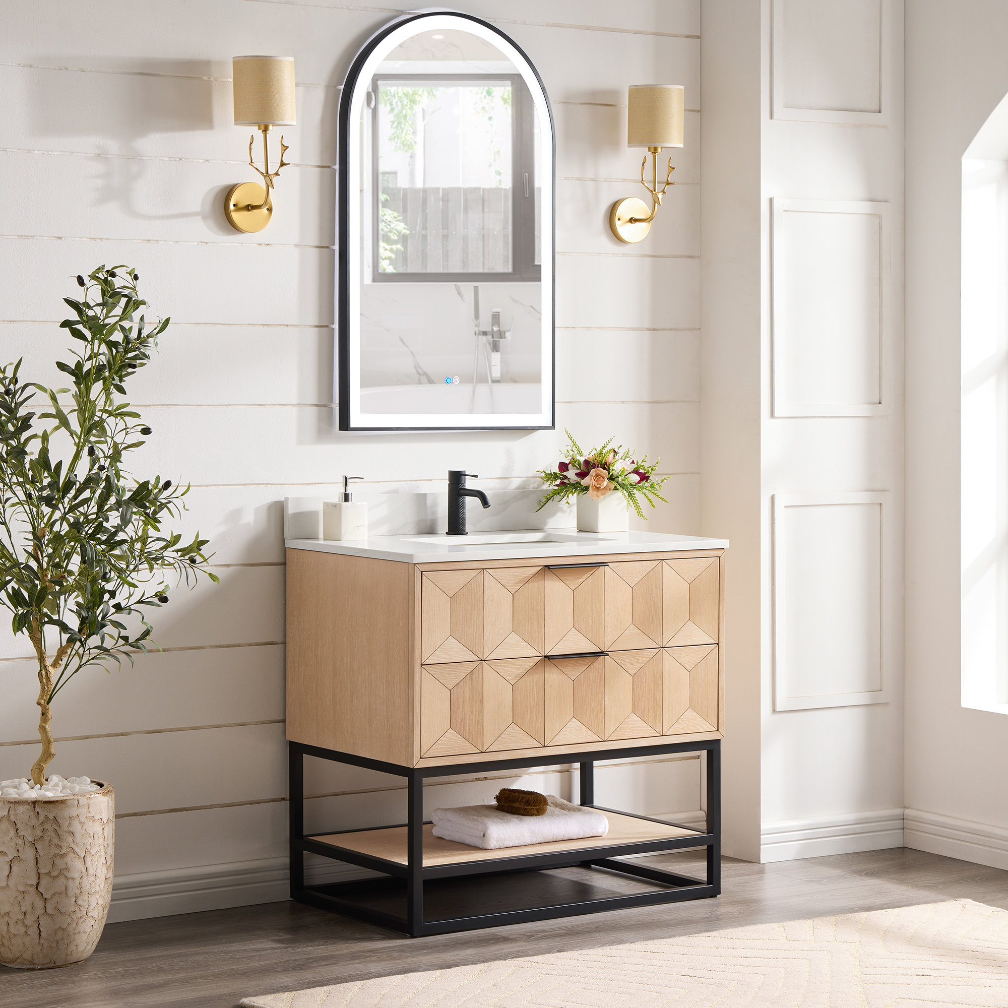 Willa Arlo Interiors Otho 36'' Free Standing Single Bathroom Vanity ...