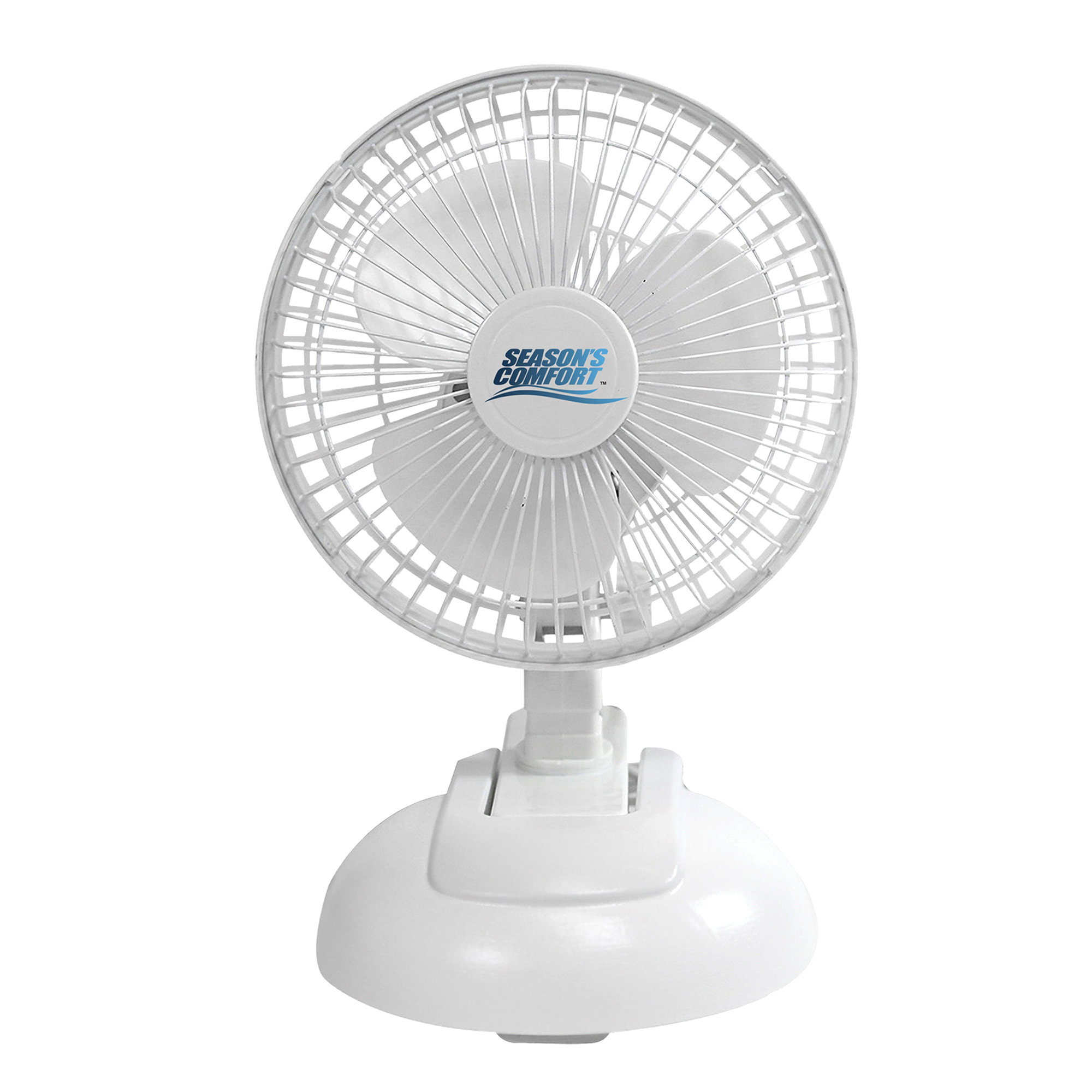 Geek Aire Seasons Comfort 6" 2-In-1 Tabletop And Clip-On Portable Fan ...