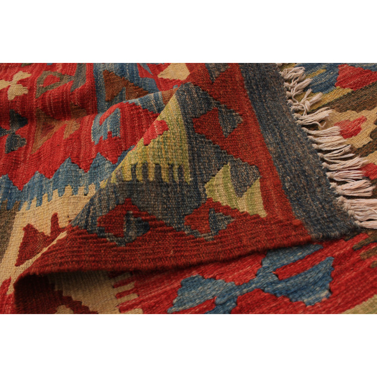 Foundry Select Flatweave Wool Southwestern Rug | Wayfair