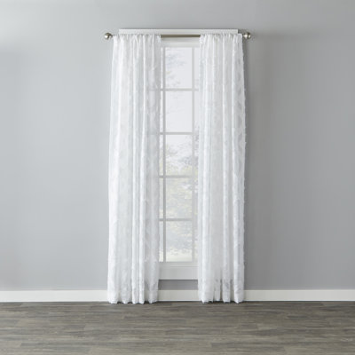House of Hampton® Yoshida Polyester Semi Sheer Curtain Panel & Reviews ...