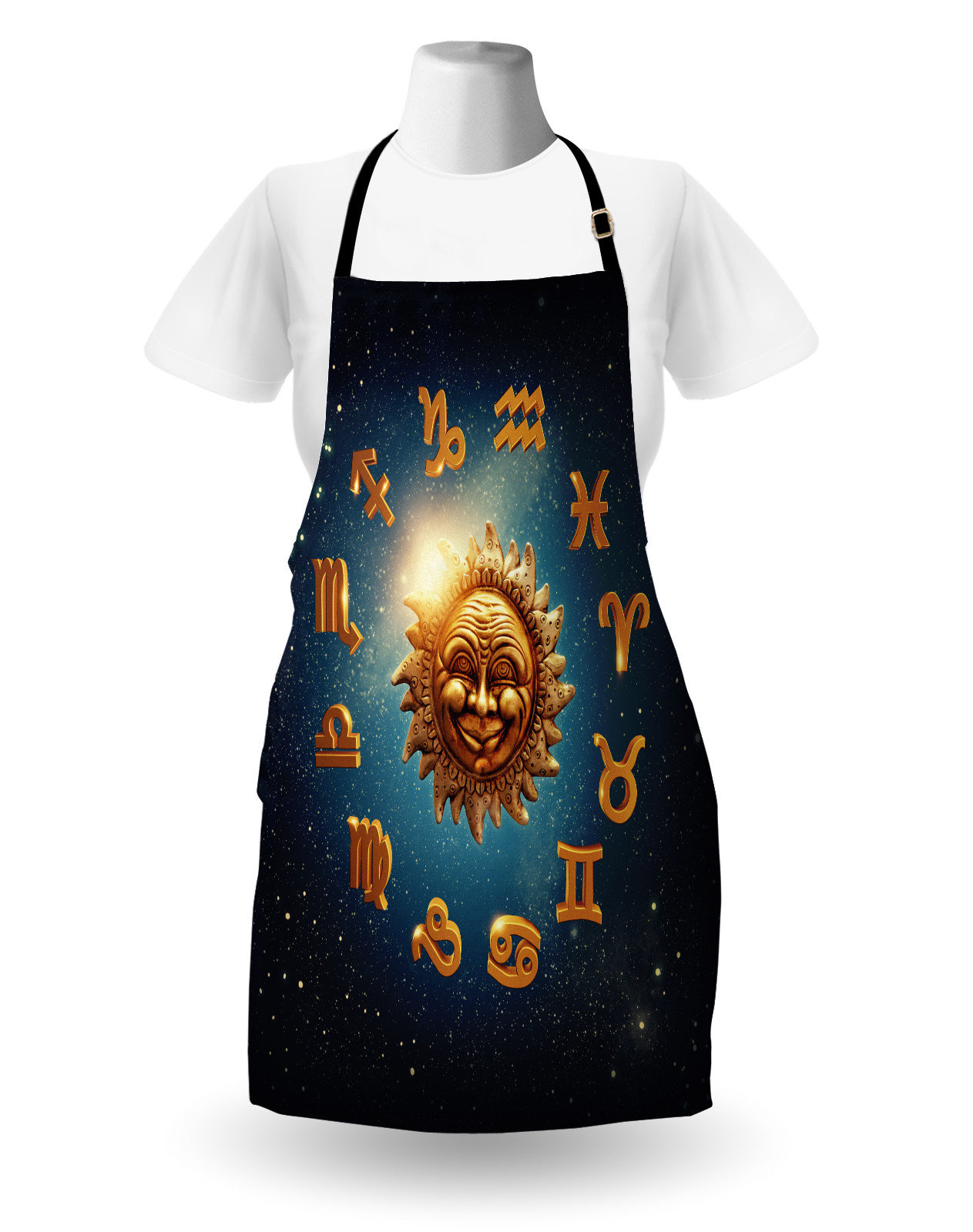 East Urban Home Astrology Apron Unisex, Old Signs on Stardust, Adult ...