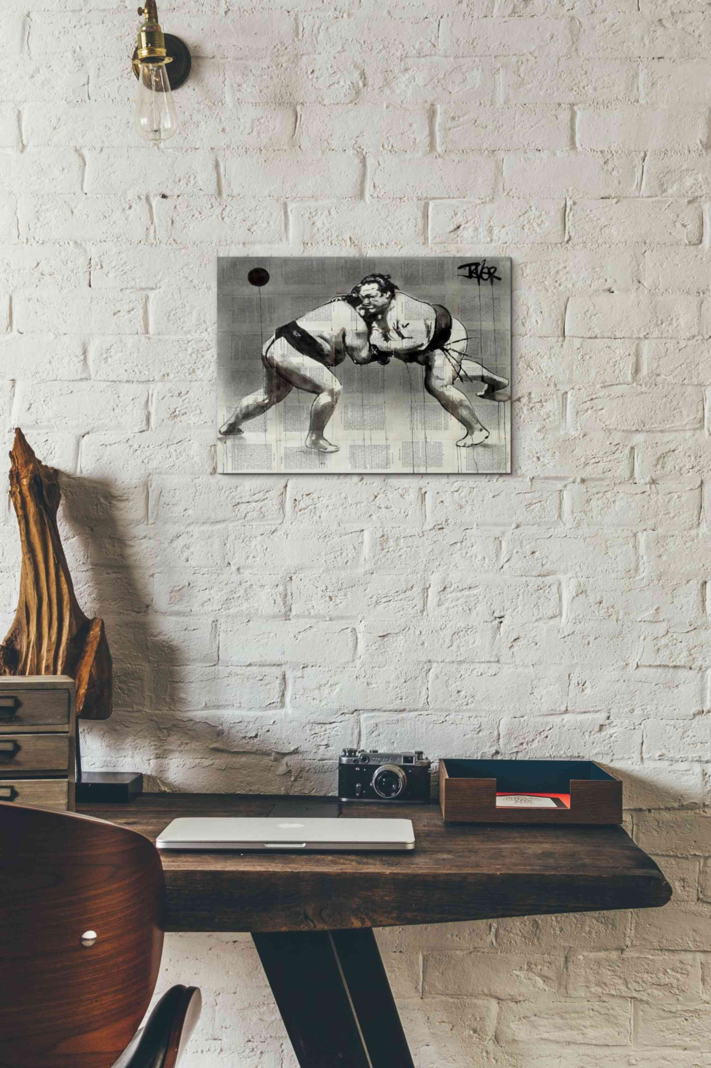 Winston Porter Epic Graffiti 'Sumo' By Loui Jover, Canvas Wall Ar Sumo ...