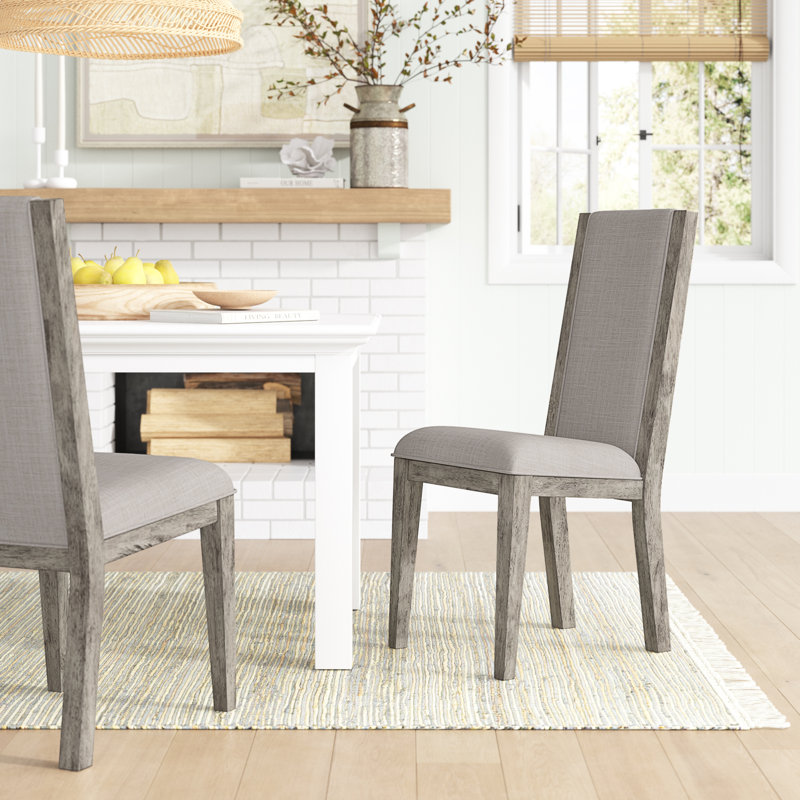 Rosecliff Heights Carolina Polyester/Polyester Blend Upholstered Dining ...