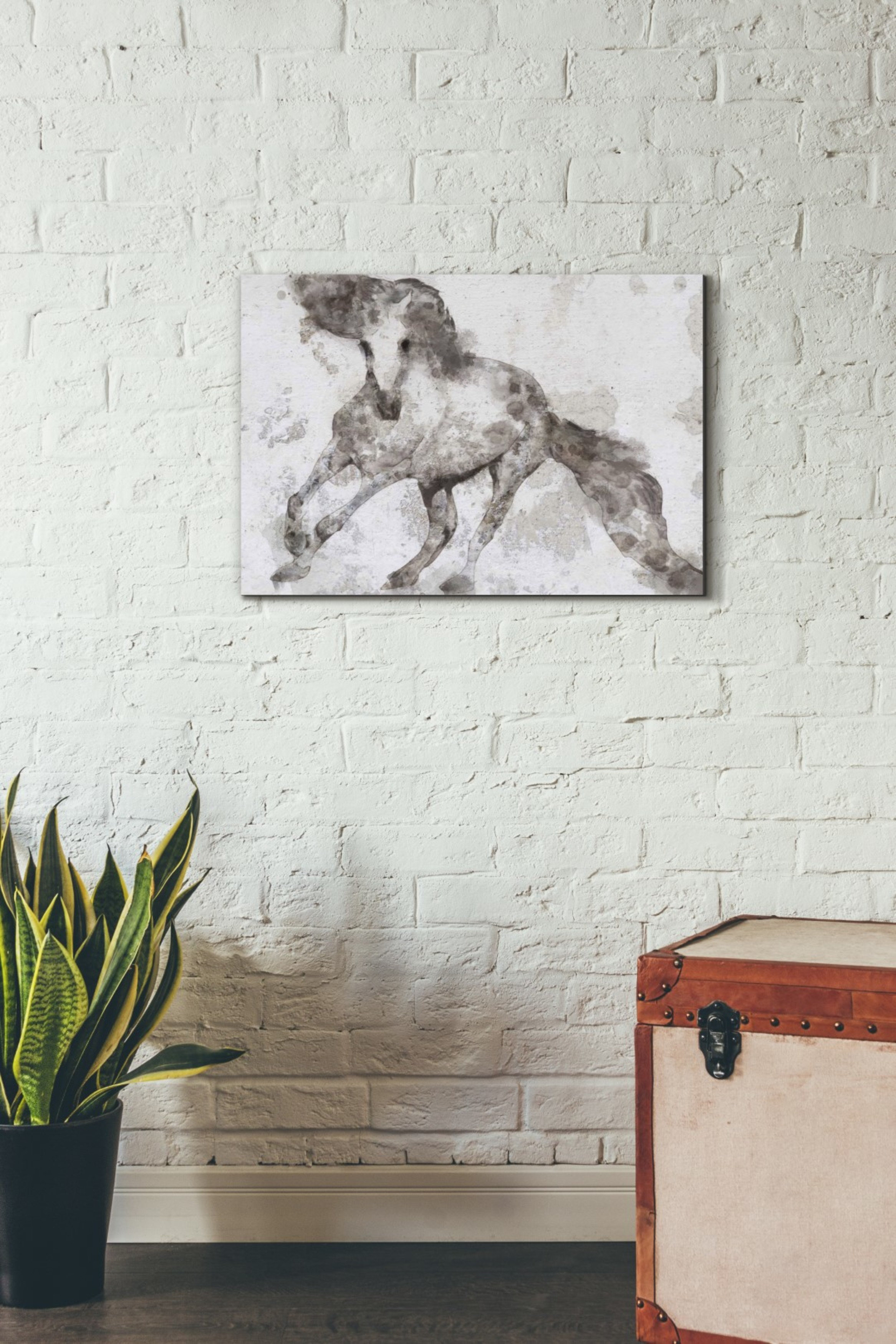 Foundry Select Epic Graffiti 'Alydar Horse' By Irena Orlov - Wayfair Canada