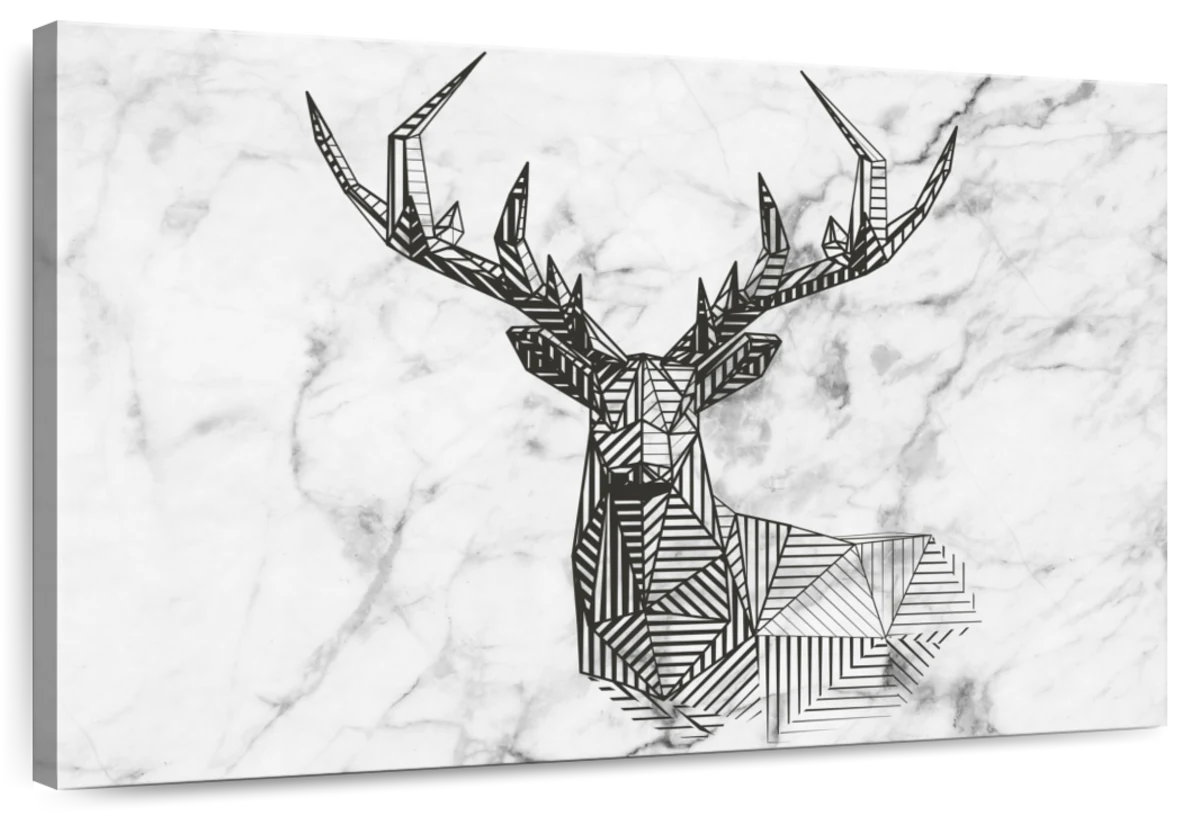 Elephant Stock Geometric Stag | Wayfair