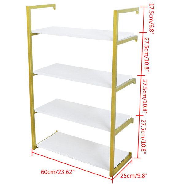 Mercer41 Floating Shelves 4 Tier Wood Wall Shelves | Wayfair