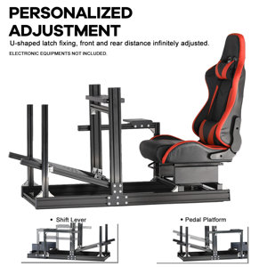 Anman Aluminum F1 Racing Simulator CockpitFit Logitech G29 Thrustmaster ...