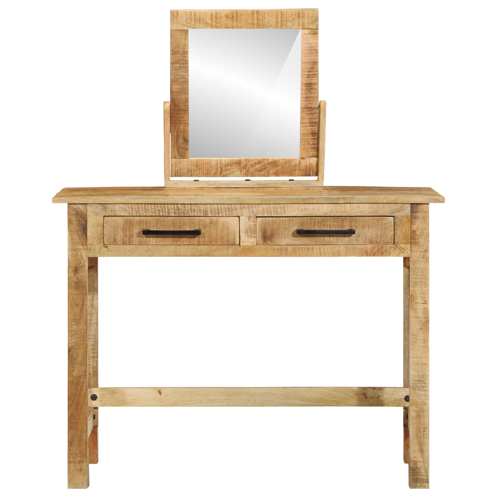 Millwood Pines Dressing Table Brown 100 X 40 X 120 Cm Solid Mango Wood ...