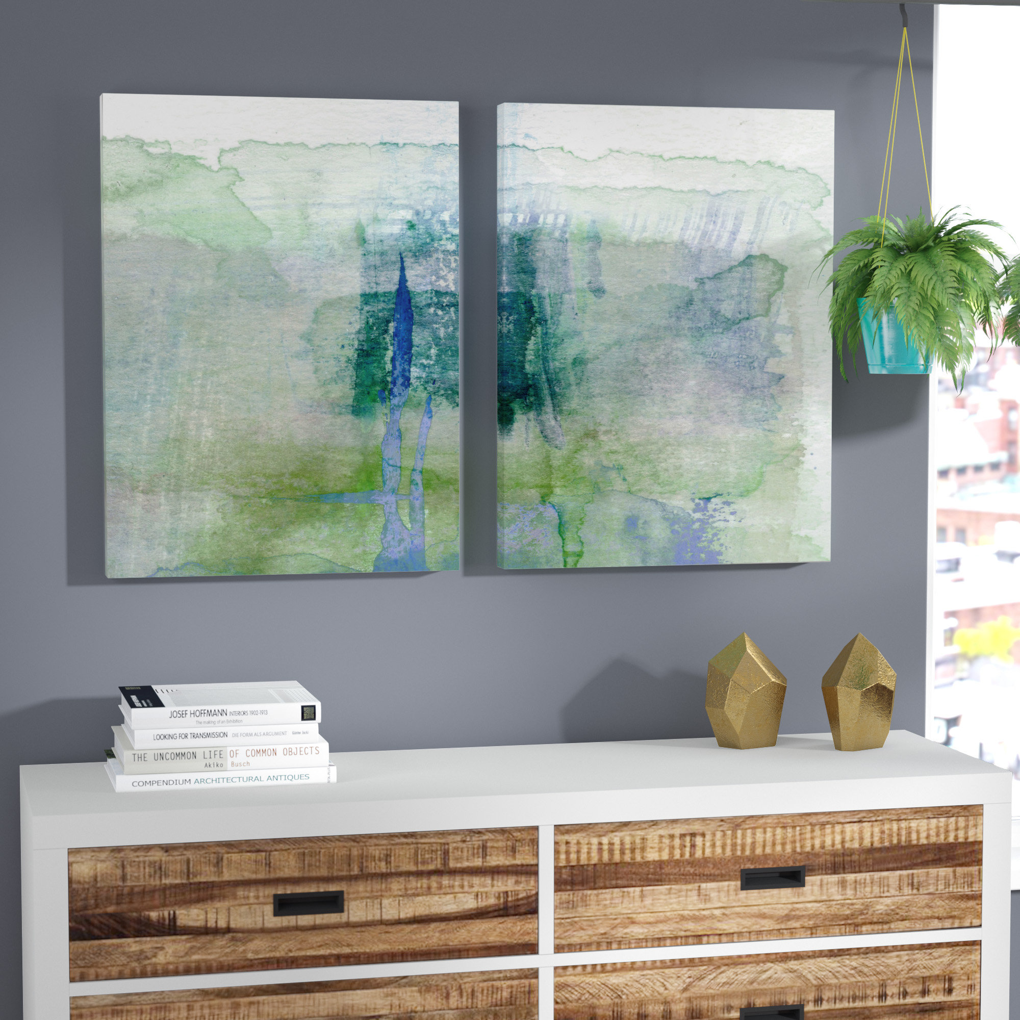 Ivy Bronx 'Statistics X' 2 Piece Painting Print on Canvas Set - Wayfair ...