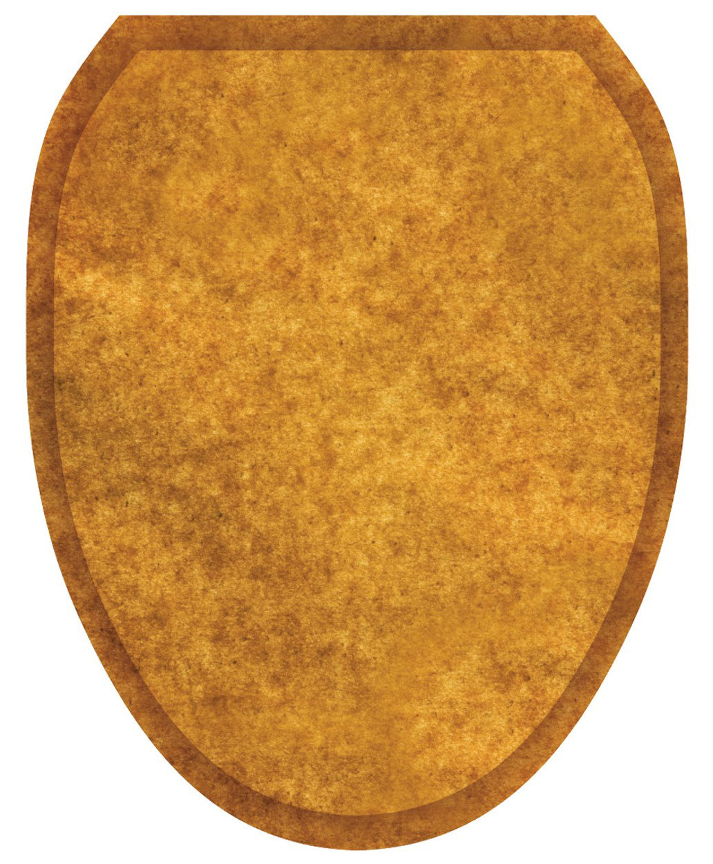 Toilet Tattoos Classic Caramel Sponge Toilet Seat Decal – Toilet ...