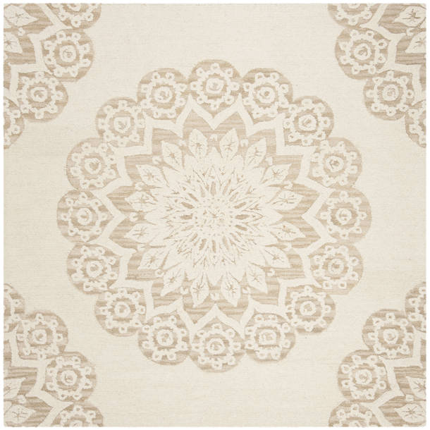 Langley Street Ferrera Hand Tufted Wool Floral Rug & Reviews | Wayfair
