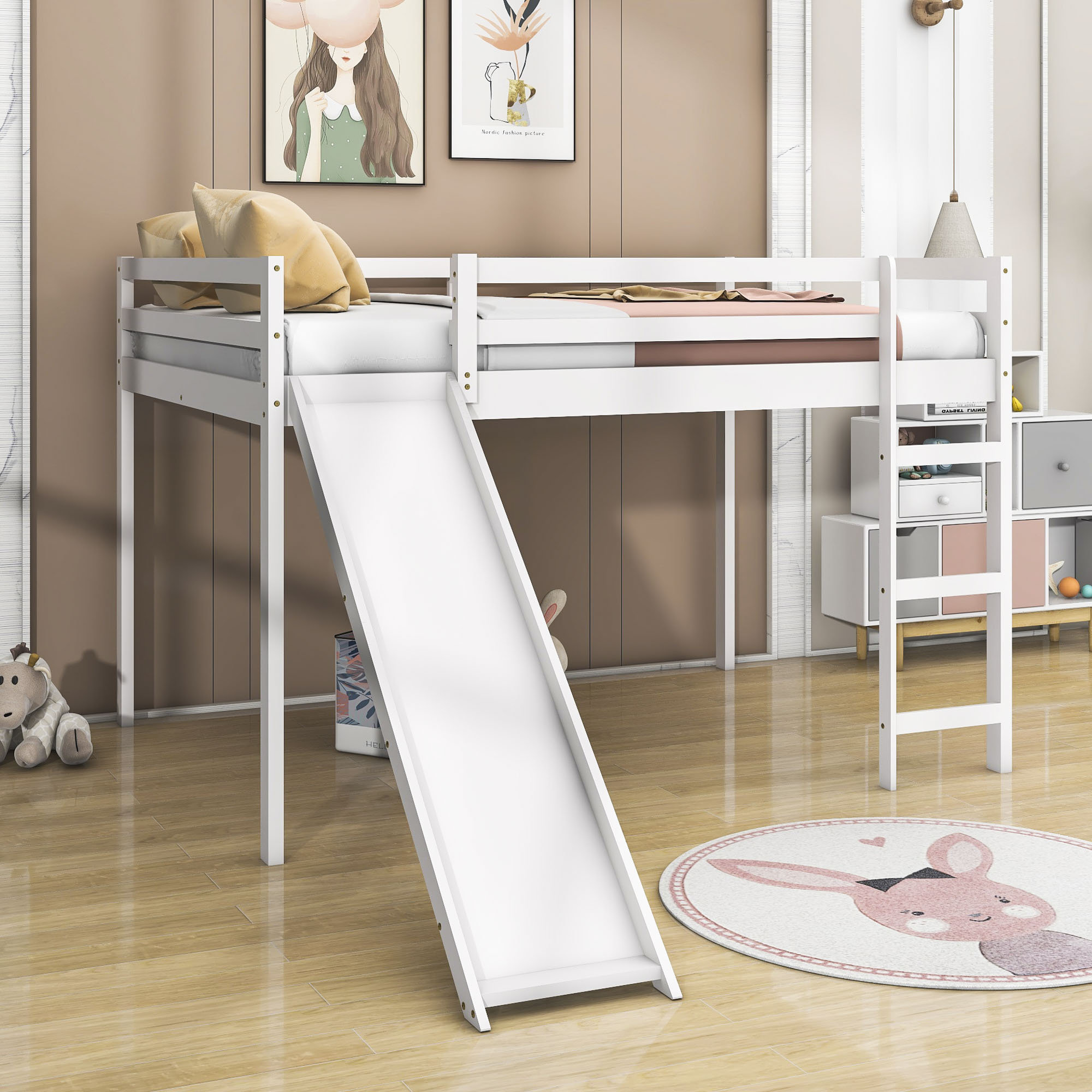 Harriet Bee Gottwalt Full Bed Frames Loft Bed by Harriet Bee & Reviews ...